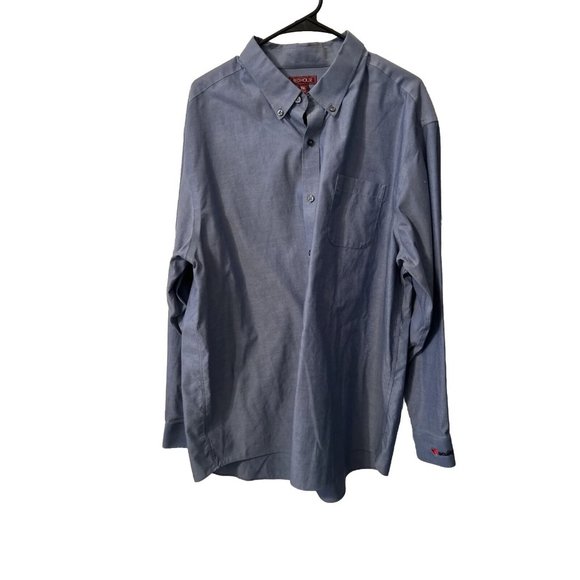 Red House | Shirts | Red House Mens Long Sleeve Blue Dress Shirt ...